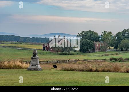 The Codori House, Gettysburg National Military Park, Pennsylvania USA ...