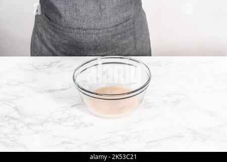 Cinnamon Dessert Pizza Stock Photo - Alamy