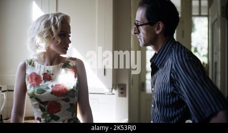 BLONDE, from left: Ana de Armas, director Andrew Dominik, on set, 2022. ph: Matt Kennedy ...