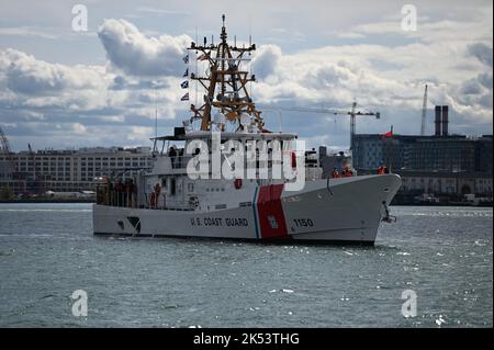 The Coast Guard Cutter William Chadwick (WPC-1150) transits through the ...
