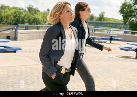 FRANCESCA QUINN P.I., (aka FRANCESCA QUINN PI), facing camera: Derek ...