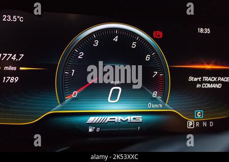 A 2021 Mercedes Benz AMG GTR PRO With Digital Dashboard AMG Logo AMG ...