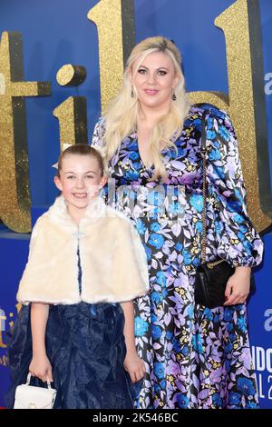 Darcy Pentland and Louise Pentland attend the World Premiere of Roald ...