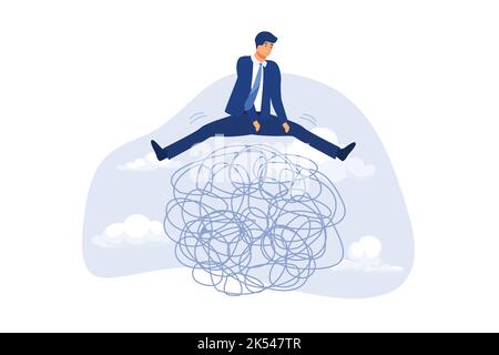 man thinking difficulty Stock Vector Image & Art - Alamy