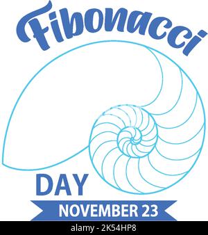 Fibonacci day poster design illustration Stock Vector Image & Art - Alamy