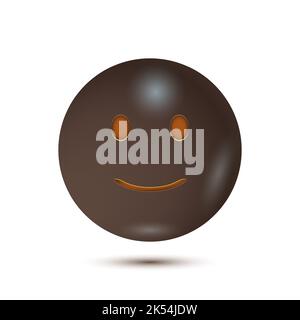 Slightly smiling face. Ironic smile, pain behind the smile. funny ...