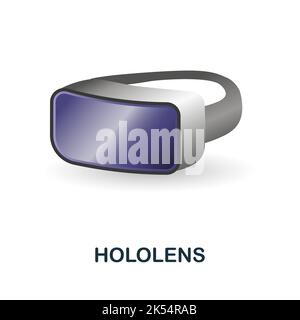 Hololens icon. 3d illustration from future technology collection ...