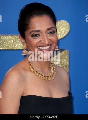 Sindhu Vee at a photocall for Roald Dahl's Matilda at the Mayfair Hotel ...