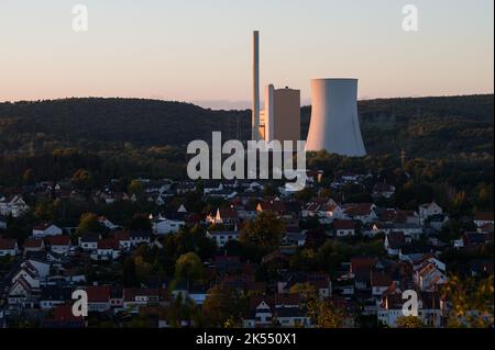 Bexbach, Germany. 05th Oct, 2022. The STEAG power plant in Bexbach ...