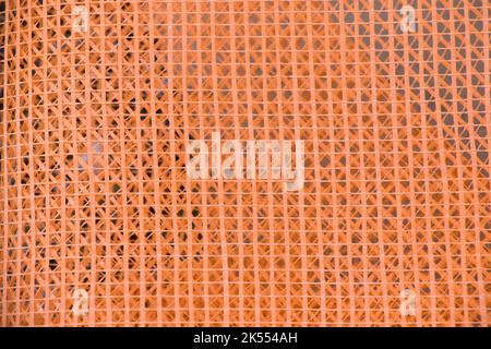 orange plastic fence for XPS, background and texture Stock Photo - Alamy