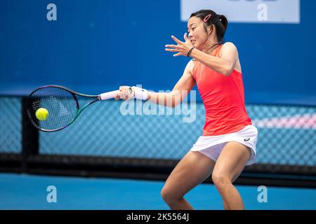HUA HIN, THAILAND - OCTOBER 6: Yexin Ma from China during the second ...