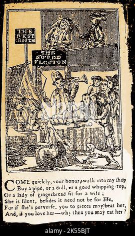 19th century book illustration showing the Feast of Nanabozho ...