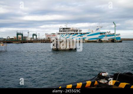 Irago, Aichi, Japan, 2022/24/09 - Isewan ferry. The Ise-wan Ferry, or ...