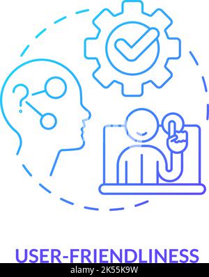 User-friendliness concept icon Stock Vector Image & Art - Alamy