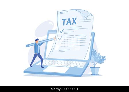 man giving check on checkbox in achievement list with ai helper bot ...