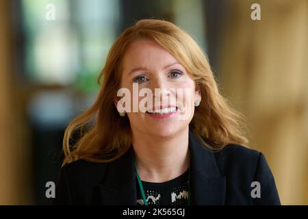 Ash Regan MSP arrives for First Minster's Questions at the Scottish ...