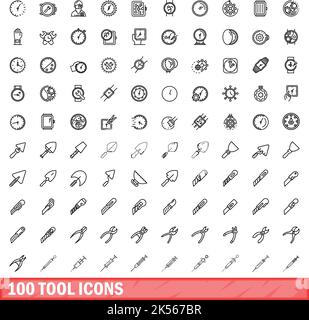 Watchmaker repair icon. Outline watchmaker repair vector icon color ...