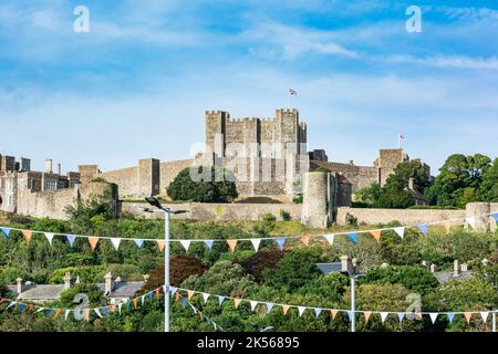 Dover,England,United Kingdom - August 27, 2022 : Dover Castle view from ...