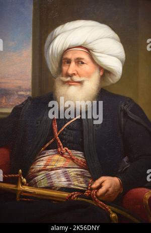 Portrait of Muhammed Ali Pasha, aka Muhammed Ali of Egypt and the Sudan ...
