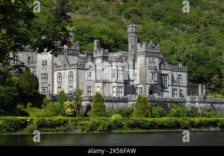 Kylemore Abbey is a 19th-century Benedictine monastery with Gothic ...