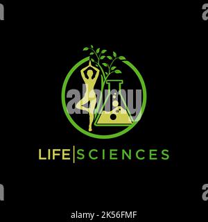 life science, meditation logo exclusive design inspiration Stock Vector ...