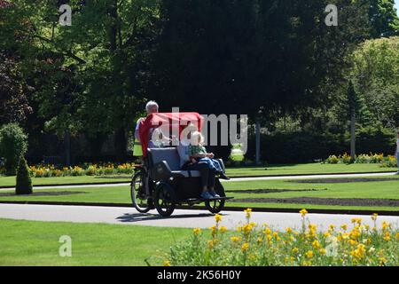 rickshaw, abbey gardens, bury st edmunds, suffolk Stock Photo - Alamy