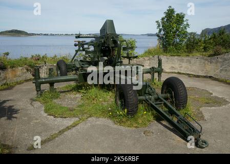 (Tueneset costal Fort, built by Germans during Second World War with ...