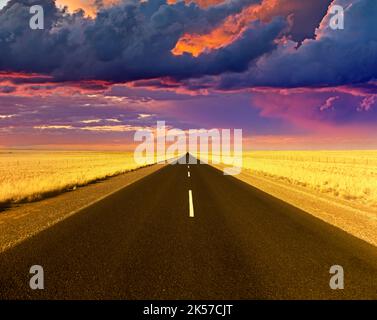 ROUTE B1 HIGHWAY NAMIBIA Stock Photo - Alamy