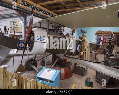 Nieuport 17b (replica), RAF Manston History Museum, Manston, Ramsgate ...