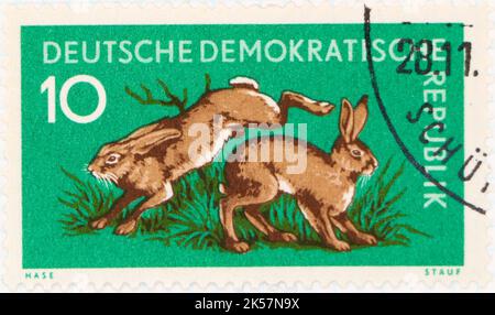 Photo of an East german postage stamp issued for the 250th anniversary ...