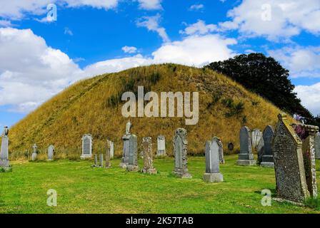 Bass Mount of Inverurie site of a medieval Motte and Bailey Castle in ...