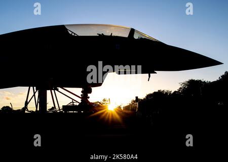 Wittmund, Germany. 06th Oct, 2022. A heavy transport drives over the ...