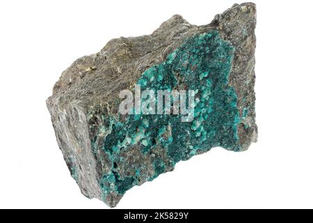 atacamite from Atacama, Chile isolated on white background Stock Photo ...