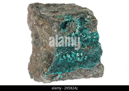 atacamite from Atacama, Chile isolated on white background Stock Photo ...
