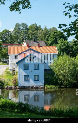 Beautiful view of big and luxury residential building Stock Photo - Alamy