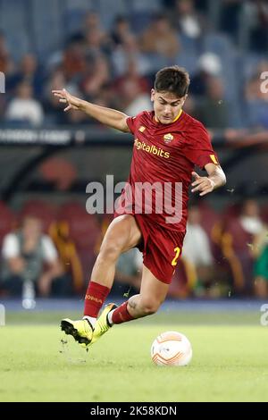 Rome, Italy. 06th Oct, 2022. Nicola Zalewski (AS Roma) during the UEFA ...