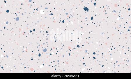 Terrazzo seamless pattern. Pastel venetian pavement imitation tile ...