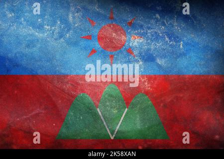 flag of Austroasiatic peoples Wa people. flag representing ethnic group ...