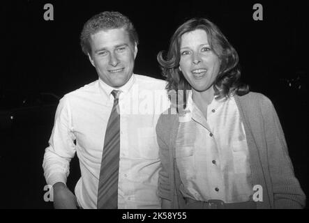 Candy Clark with Barry Friedman at Spago's in 1983 Credit: Ralph ...