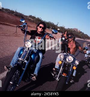 Lynch Mob photo session Arizona 1990 Credit: Ross Pelton/MediaPunch ...