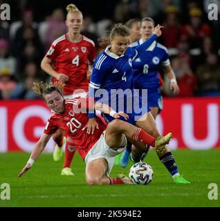 Cardiff, Wales, 6, October, 2022,Ena Sabanagic (Bosnia & Herzegovina ...