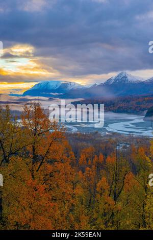 beautiful Glenn Highway Stock Photo - Alamy