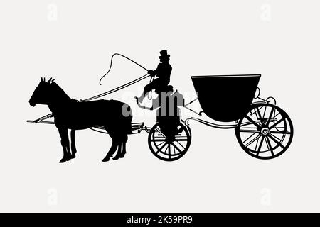 Stagecoach clipart, drawing illustration vector Stock Vector Image ...