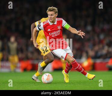 London, UK, 06/10/2022, 06 Oct 2022 - Arsenal v FK Bodo/Glimt - UEFA ...