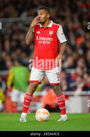 London, UK, 06/10/2022, 06 Oct 2022 - Arsenal v FK Bodo/Glimt - UEFA ...