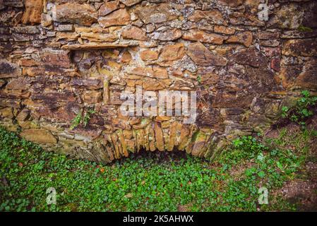 Castle ruins in the forest Zborov Slovakia Stock Photo - Alamy