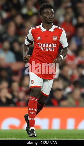 Bukayo Saka #7 of Arsenal Stock Photo - Alamy