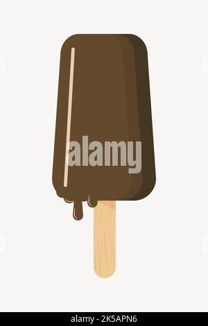 Popsicle collage element, cute illustration vector Stock Vector Image ...