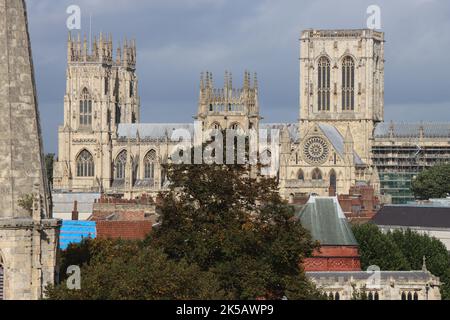 York Castle fortified complex in city of York, England, North Yorkshire ...