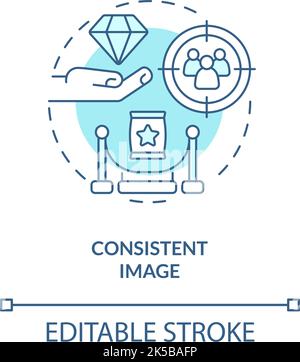 Consistent image concept icon Stock Vector Image & Art - Alamy